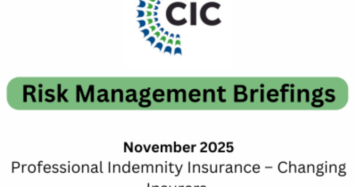 Professional Indemnity Insurance –… | Construction Industry Council